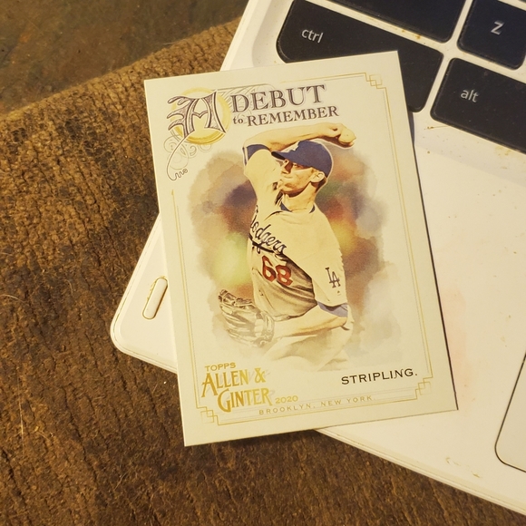 Other | Ross Stripling Baseball Card | Poshmark